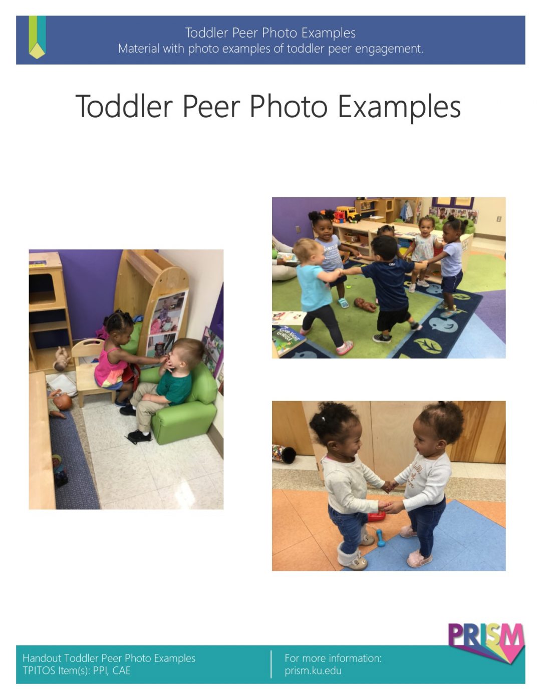 Toddler Peer Photo Examples - PRISM