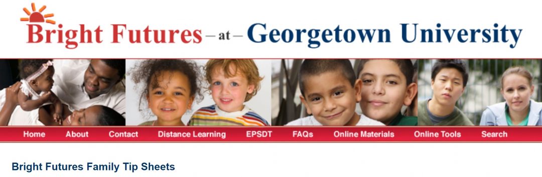 Bright Futures Family Tip Sheets: Early Childhood - PRISM