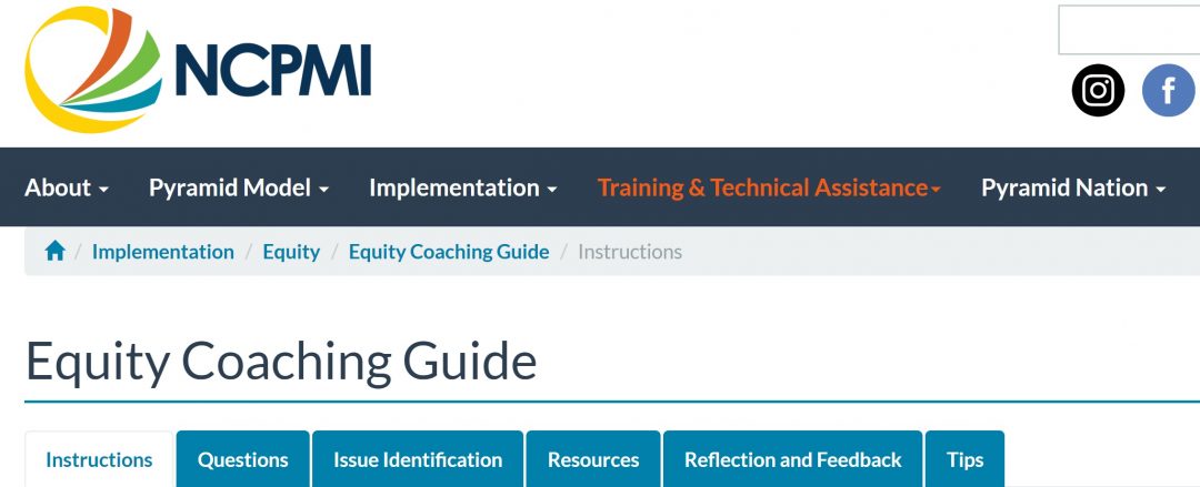 NCPMI Pyramid Model Coaching Equity Guide - PRISM