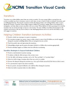 NCPMI Transition Visual Cards - PRISM