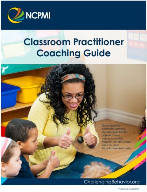 NCPMI Classroom Practitioner Coaching Guide - PRISM