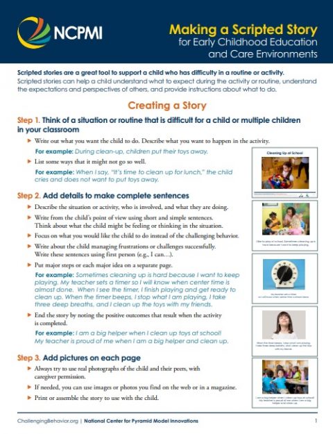 NCPMI Making a Scripted Story - PRISM